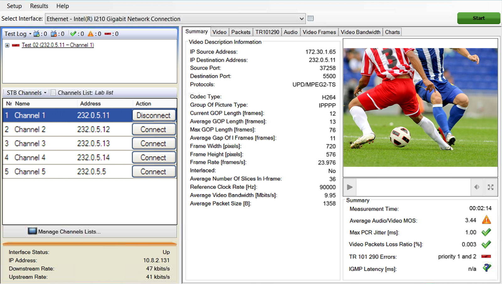 EXpert IPTV Test Tools | IPTV Analysis | Video Stream Analysis